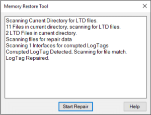Memory Repair Tool - LogTag